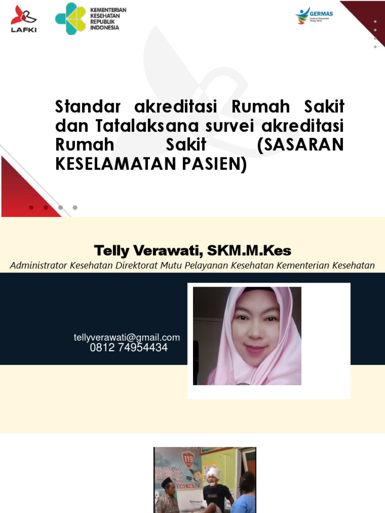 Standar Akreditasi Rumah Sakit Dan Tatalaksana Survei Akreditasi Rumah Sakit (Sasaran ...