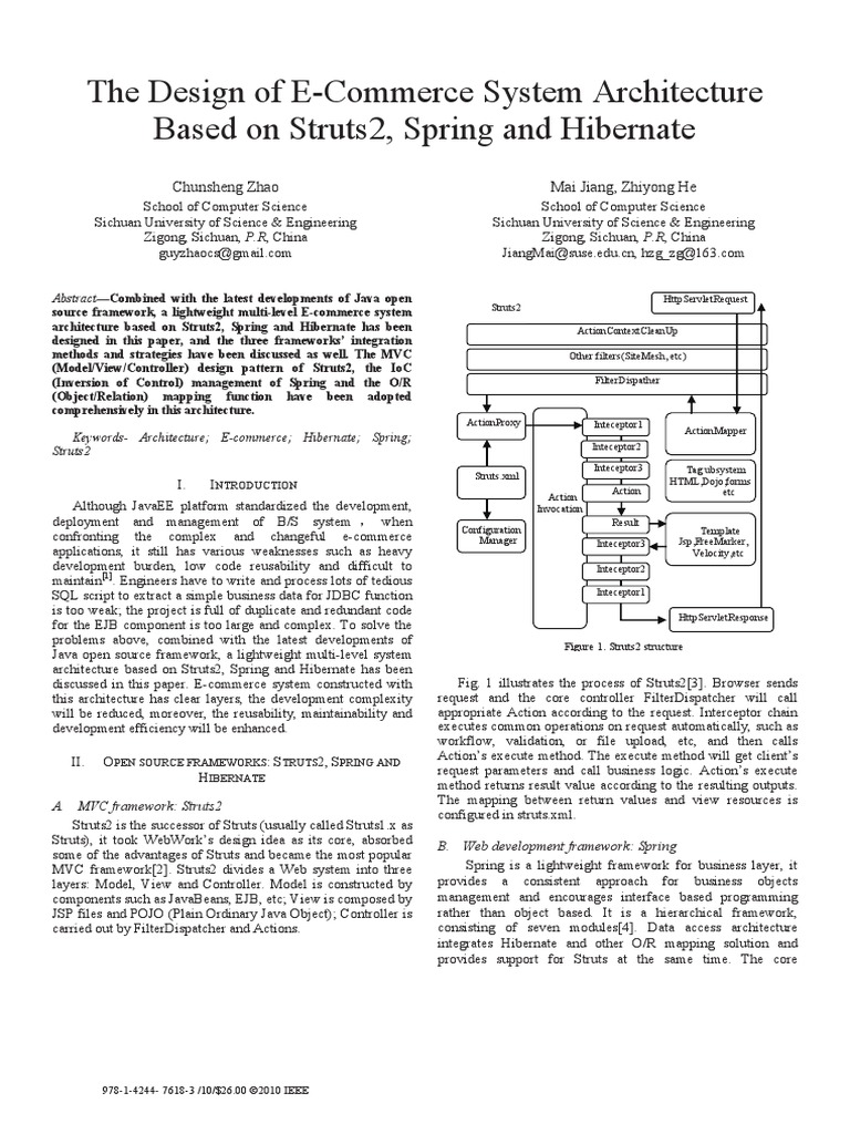 E-Com-Architecture | PDF | Spring Framework | Databases