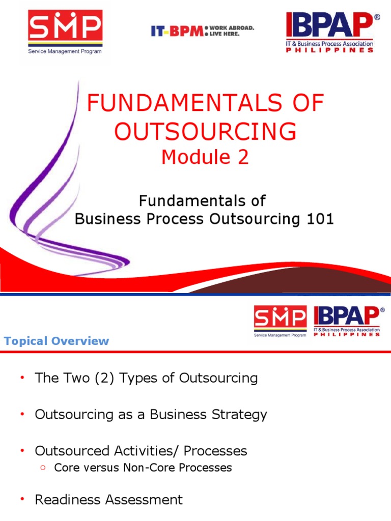 Module 1 Bpo | PDF | Outsourcing | Business