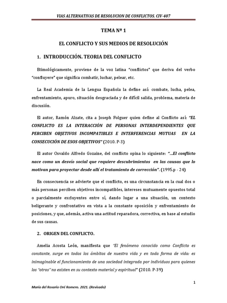 Alternative Methods for Resolving Conflicts: Mediation, Negotiation and Arbitration | PDF ...