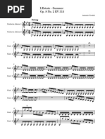 Summer 3rd Movement | PDF | Musical Instruments | Necked Lutes