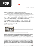 Underground Assault Rifle Main Manual | PDF | Projectiles | Projectile ...