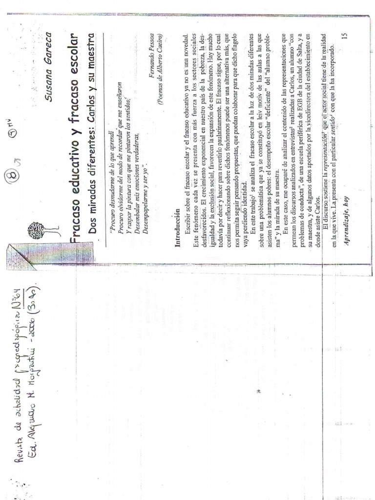 Fracaso Escolar y Educativo | PDF