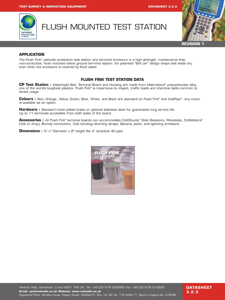 3.2.3 FlushMountedTestStation | PDF | Equipment | Electrical Engineering