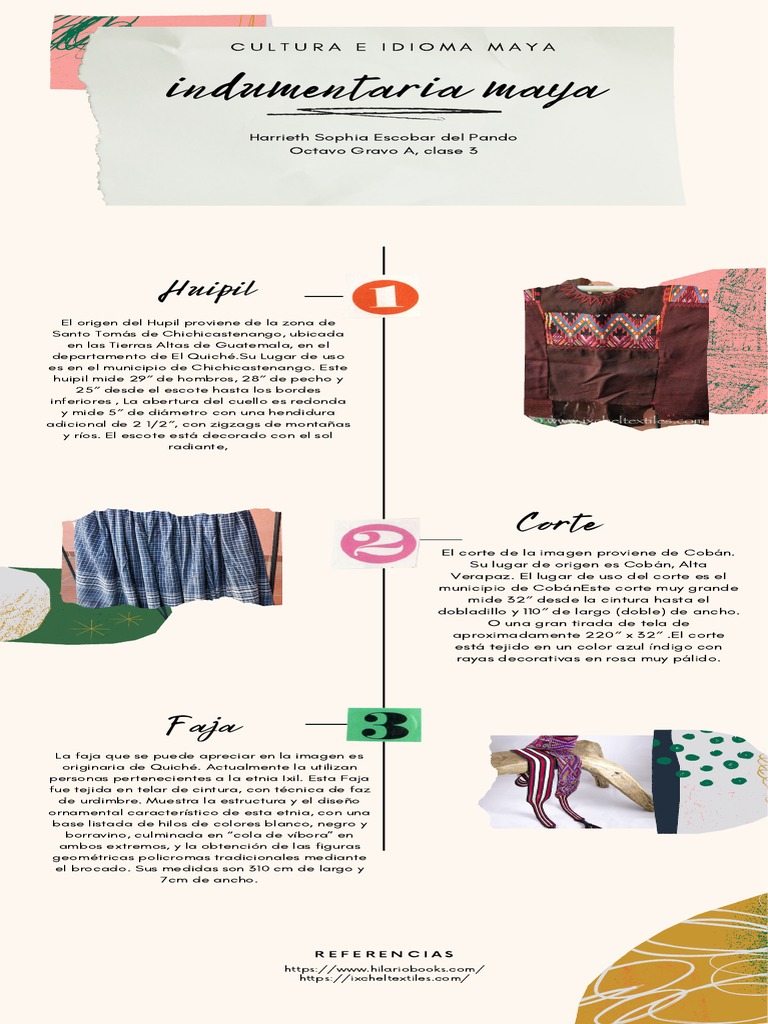 Indumentaria Maya | PDF | Textiles | Ropa