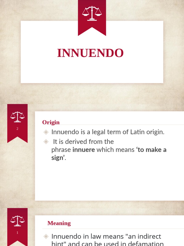 Understanding Innuendo: Its Origin, Meaning, Types, Scope, and ...