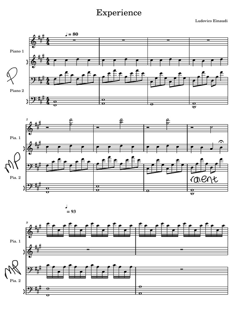Experience Ludovico Einaudi | PDF