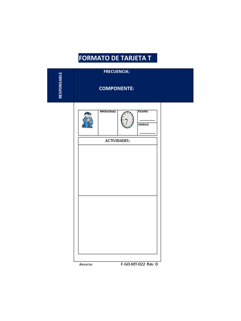 053 Formato de Tarjeta T | PDF