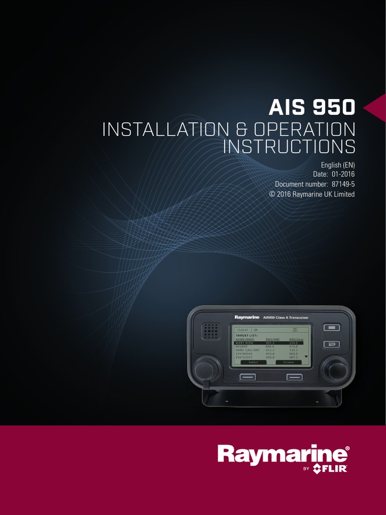 AIS950 Installation and Operation Instructions 87149-5-En | PDF | Telecommunications ...