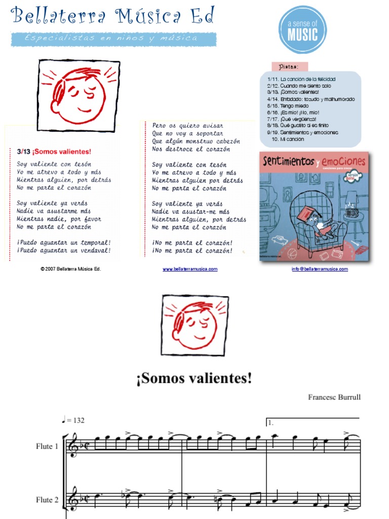 Sentimientos y Emociones ¡Somos Valientes! | PDF | Ouverture (échecs ...