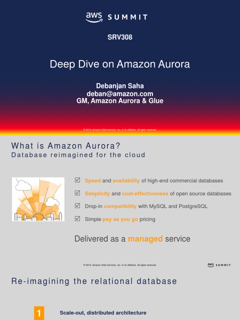 Deep Dive Aurora | PDF | Databases | Replication (Computing)