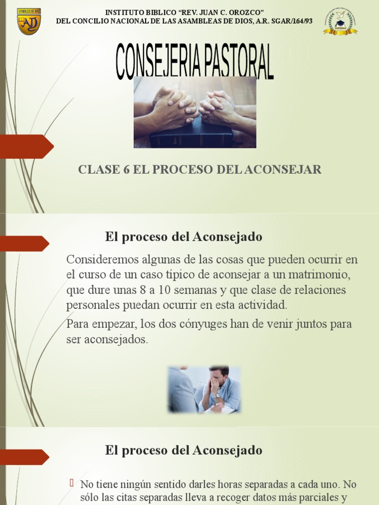 Proceso de Aconsejar según la Biblia | PDF | Biblia | Pablo el apóstol