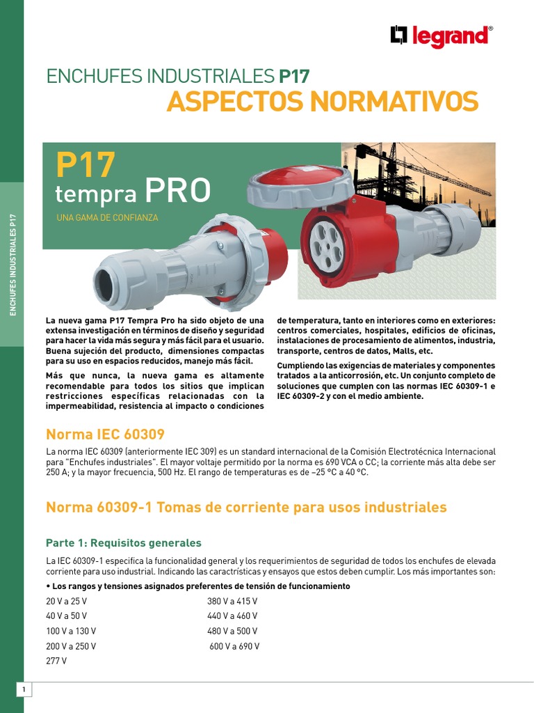 Articulo - p17 Legrand | PDF | Ingenieria Eléctrica | Electricidad