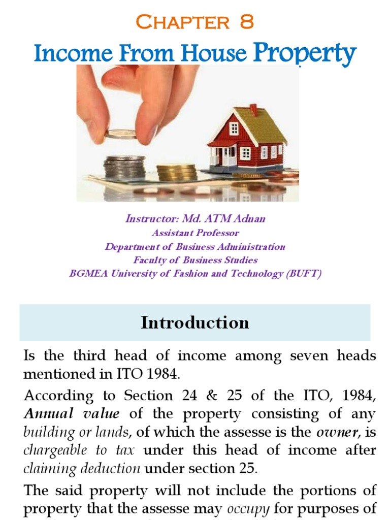 Income from House Property Guide | PDF | Renting | Expense