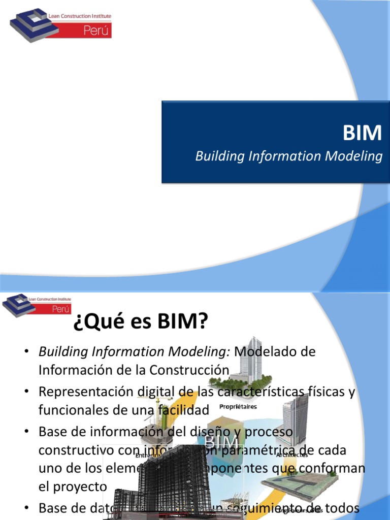 Building Information Modeling | PDF | Modelado de información de ...