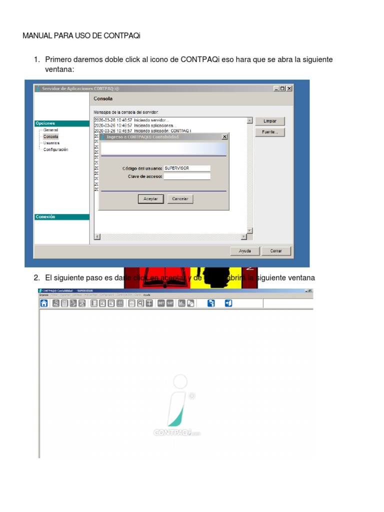 Guía de Uso de CONTPAQi para Empresas | PDF | Finanzas y dinero