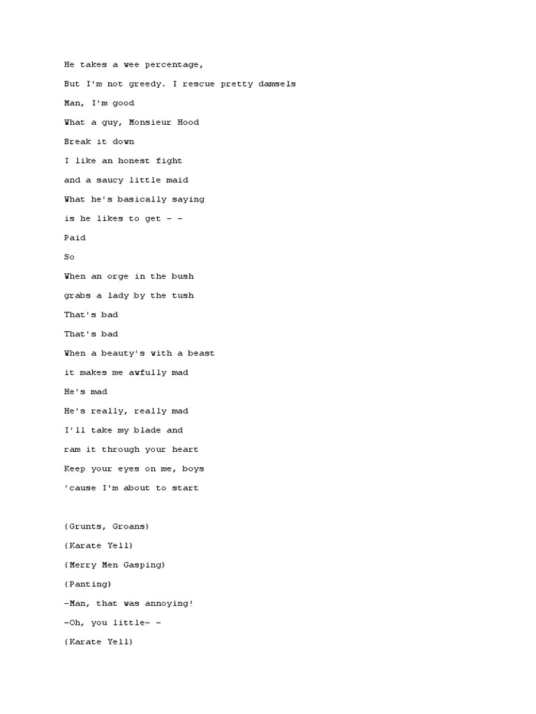 A Shrek Szövege | PDF | Home & Garden | Poetry