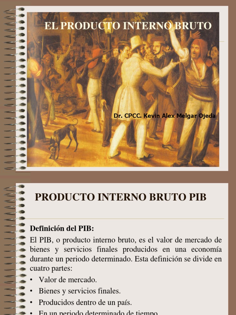 El PIB: medición de la producción de una economía | PDF | Producto ...