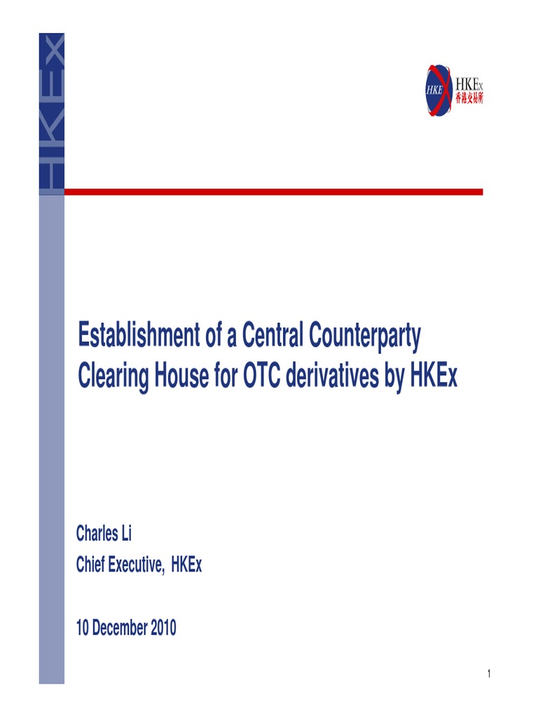 203 - OTC Clearing - e | Download Free PDF | Over The Counter (Finance ...