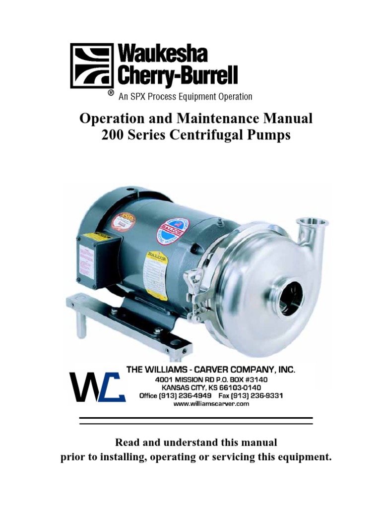 Waukesha 200 Series Maintenance | PDF