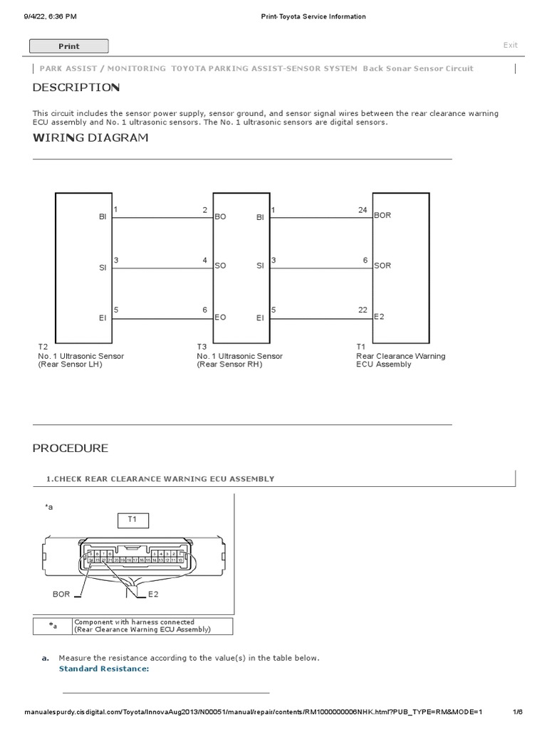 Parking Sensor | PDF | Electric Power | Electromagnetism
