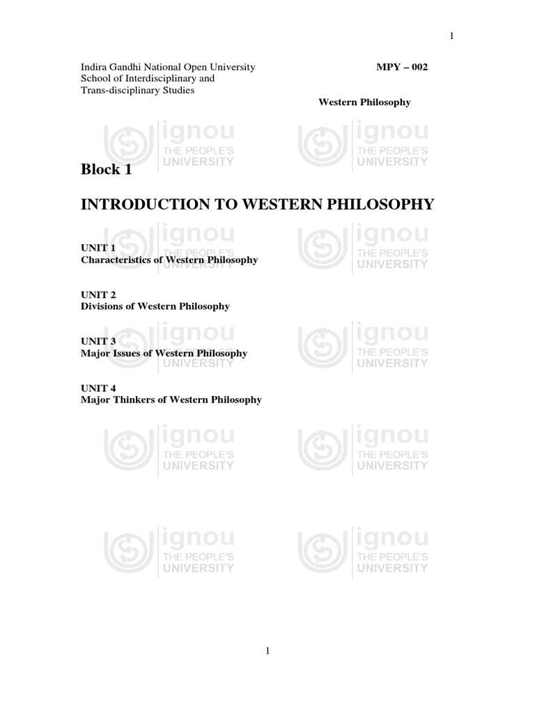Introduction to Western Philosophy | PDF | Rationalism | Empiricism