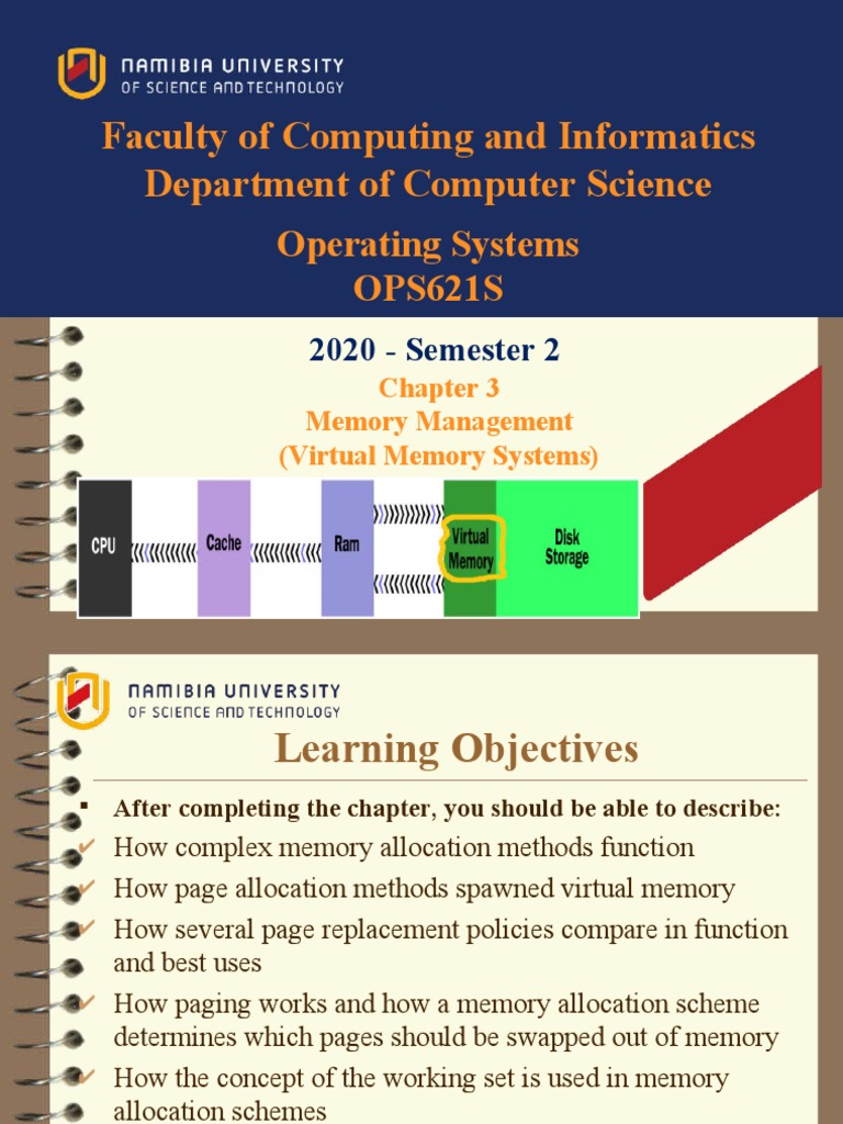 Chapter 3 - Memory Management (Virtual Memory Systems) | PDF | Cpu Cache | Computer Data Storage