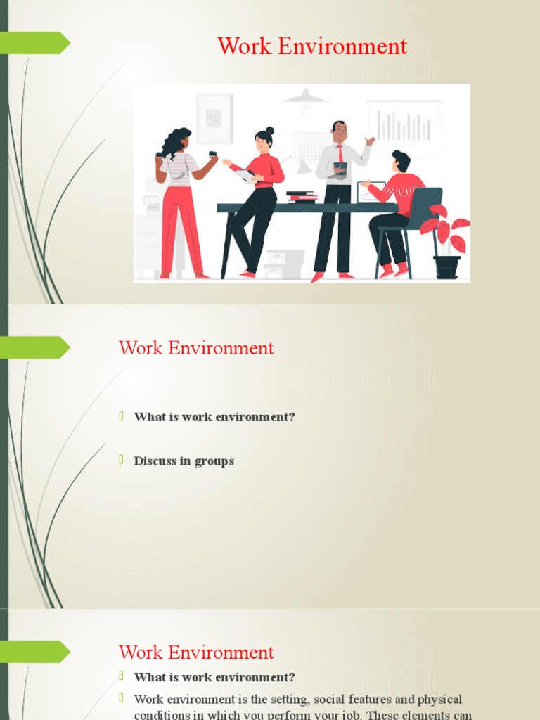Purl Work Environment Activities | PDF