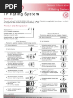 IP Ratings Chart for Equipment Protection | PDF | Applied And ...