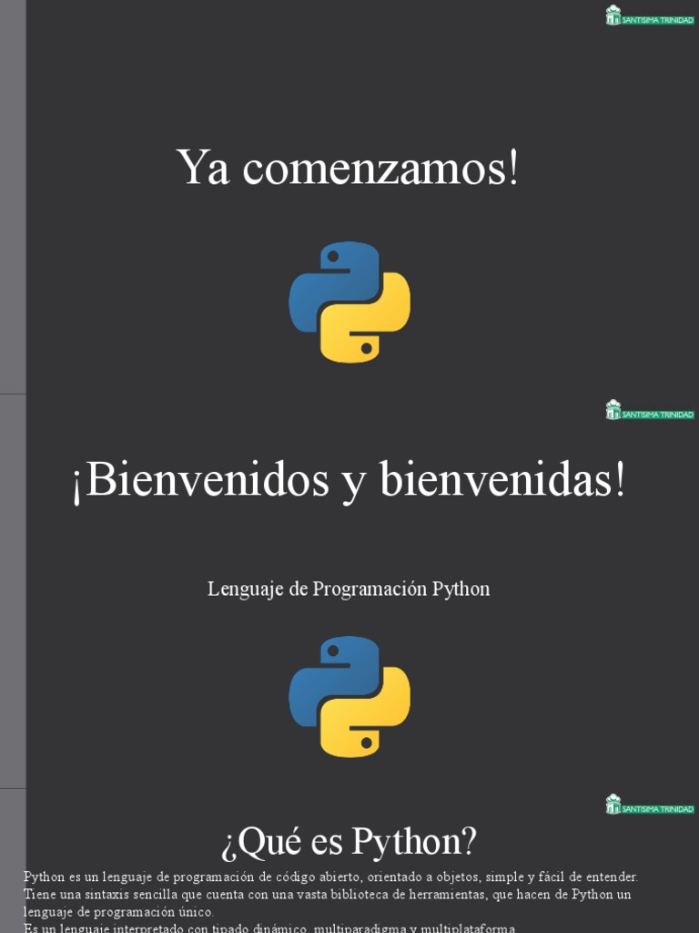 Guía Básica de Python para Principiantes | PDF | Python (lenguaje de ...