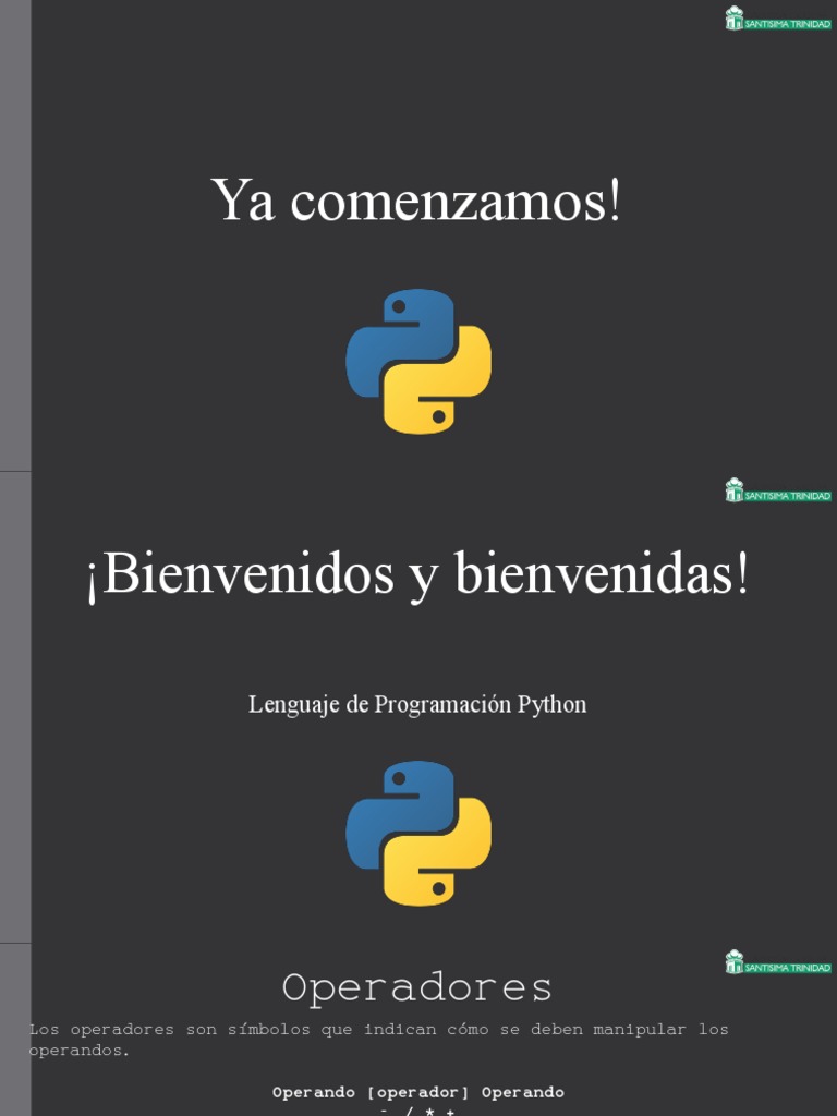 Operadores en Python: Guía Completa | PDF | Multiplicación | Tipo de datos