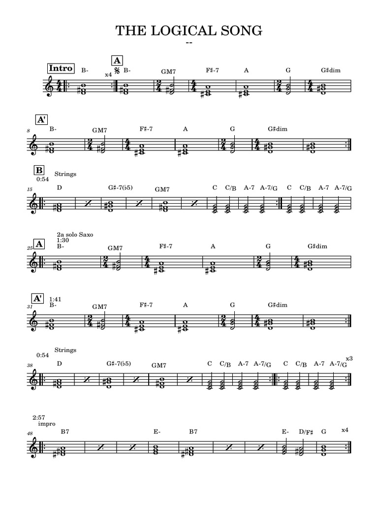 The Logical Songa Cordes en B | PDF