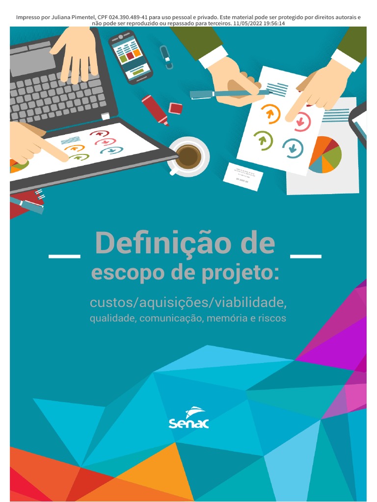 Definicao de Escopo de Projeto | PDF | Comunicação | Direitos Autorais