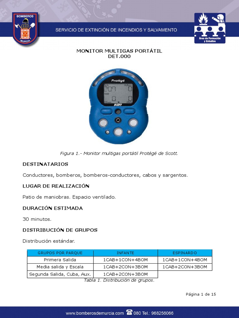 DET.000 Detector Multigas Scott | PDF | Catálisis | Redox