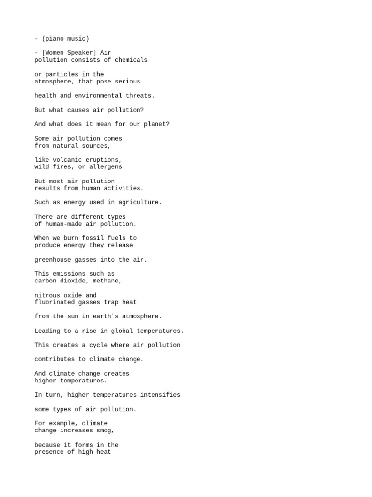 Air Pollution 101 National Geographic (English ...