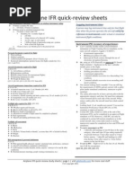 IFR Checklist | PDF | Instrument Flight Rules | Air Traffic Control