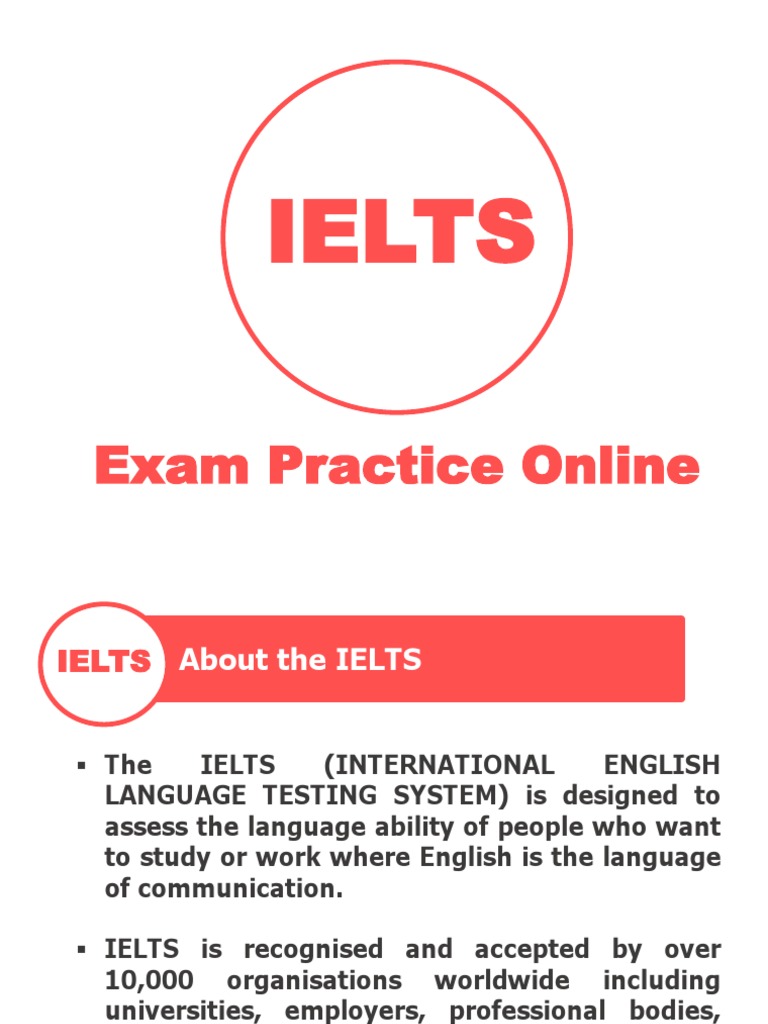 IELTS Exam Preparation Course Guide | PDF | International English ...