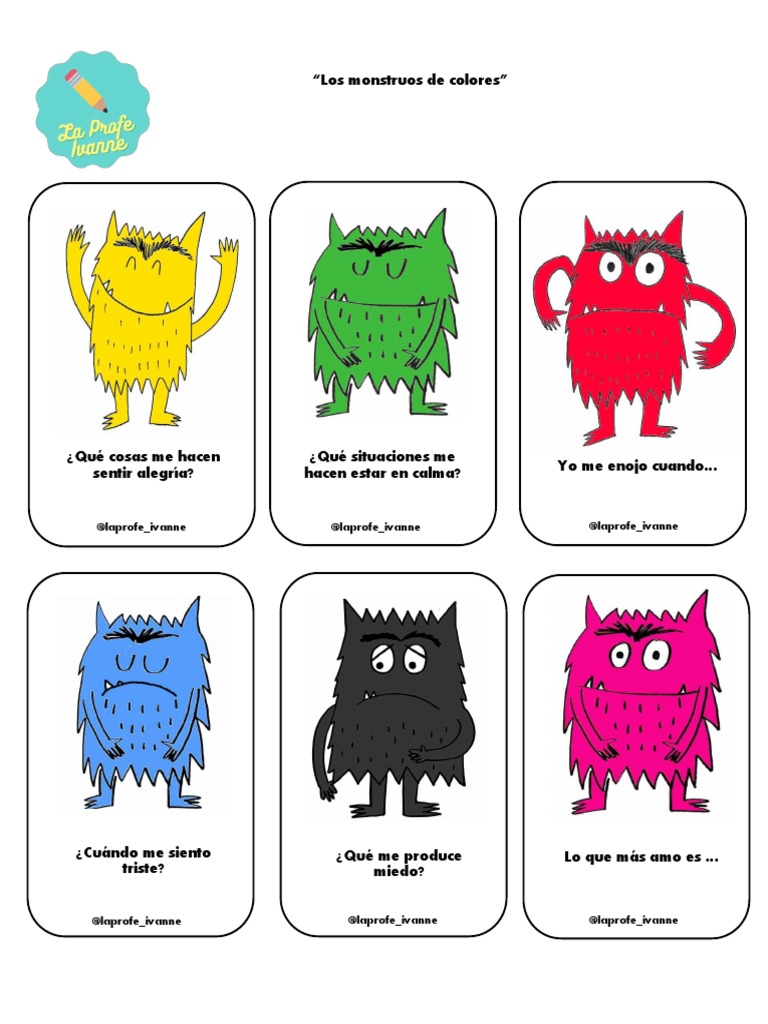 Monstruo de Colores-La Profe Ivanne | PDF