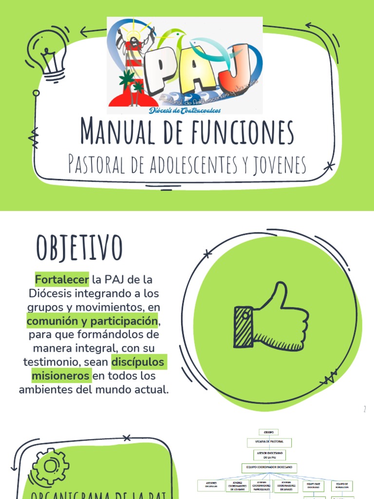 Manual de Funciones PAJ FINAL | PDF | Planificación