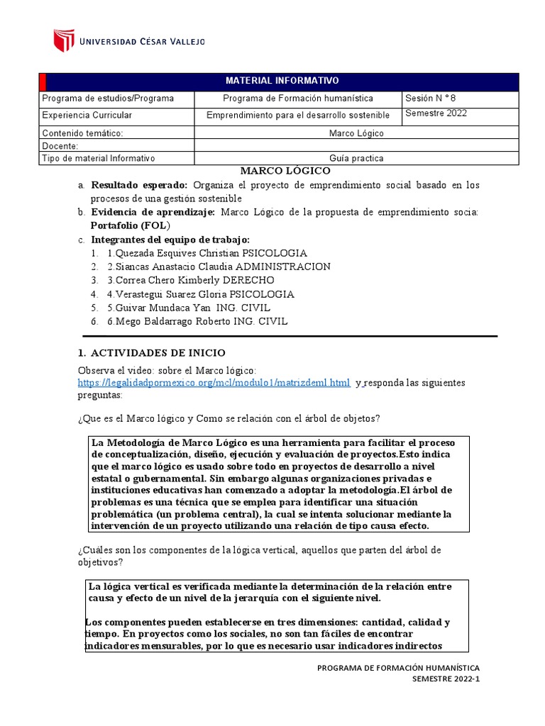 Guía Práctica #08 - Epds | PDF | Iniciativa empresarial | Evaluación