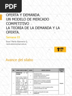 Fórmulas de Demanda y Oferta en Economía | PDF