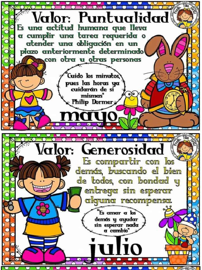 Valores de Los Meses | PDF