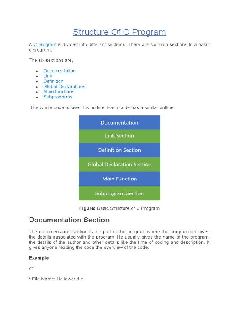 StructOfCProg | PDF | Subroutine | Computer Science