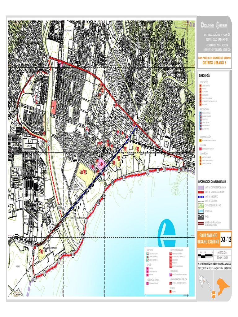 Plano - Equipamiento Urbano Existente | PDF