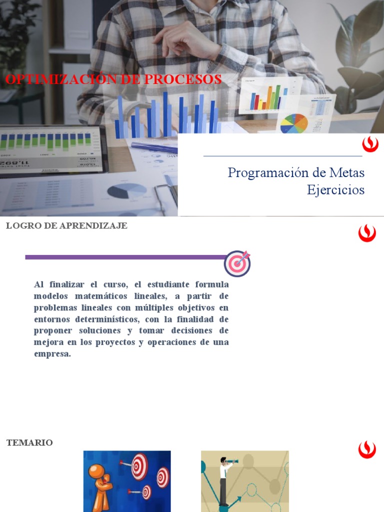Unidad 1 - 05 Ejercicios Programación de Metas | PDF | Panes | Portafolio (Finanzas)