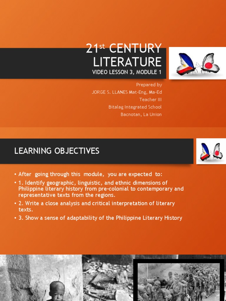 Lesson 3a MOD 1 | PDF | Poetry | Philippines