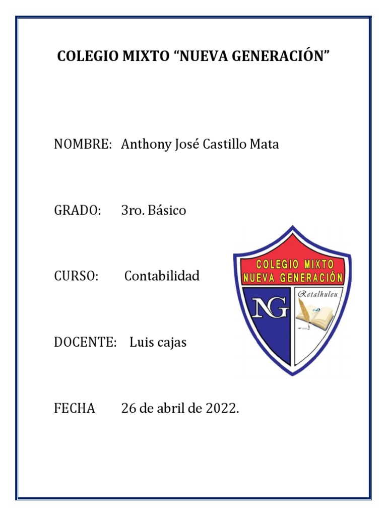 El Libro Inventario | PDF | Contabilidad | Inventario