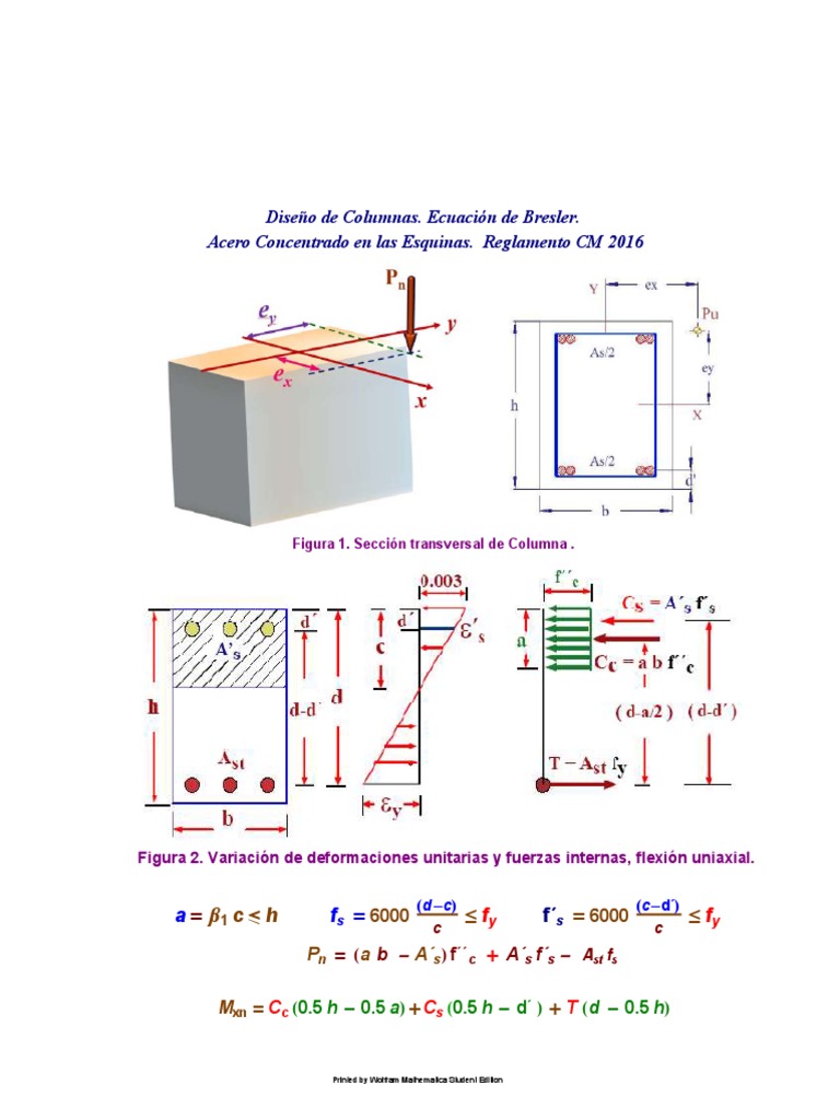 04a Diseño Columnas Bresler 40x60 - Q 0 - 3 | PDF