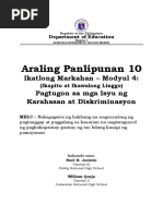 AP 10 Quarter 3 Module 4 | PDF