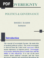 Characteristics of Sovereignty | PDF | Sovereignty | Sovereign State